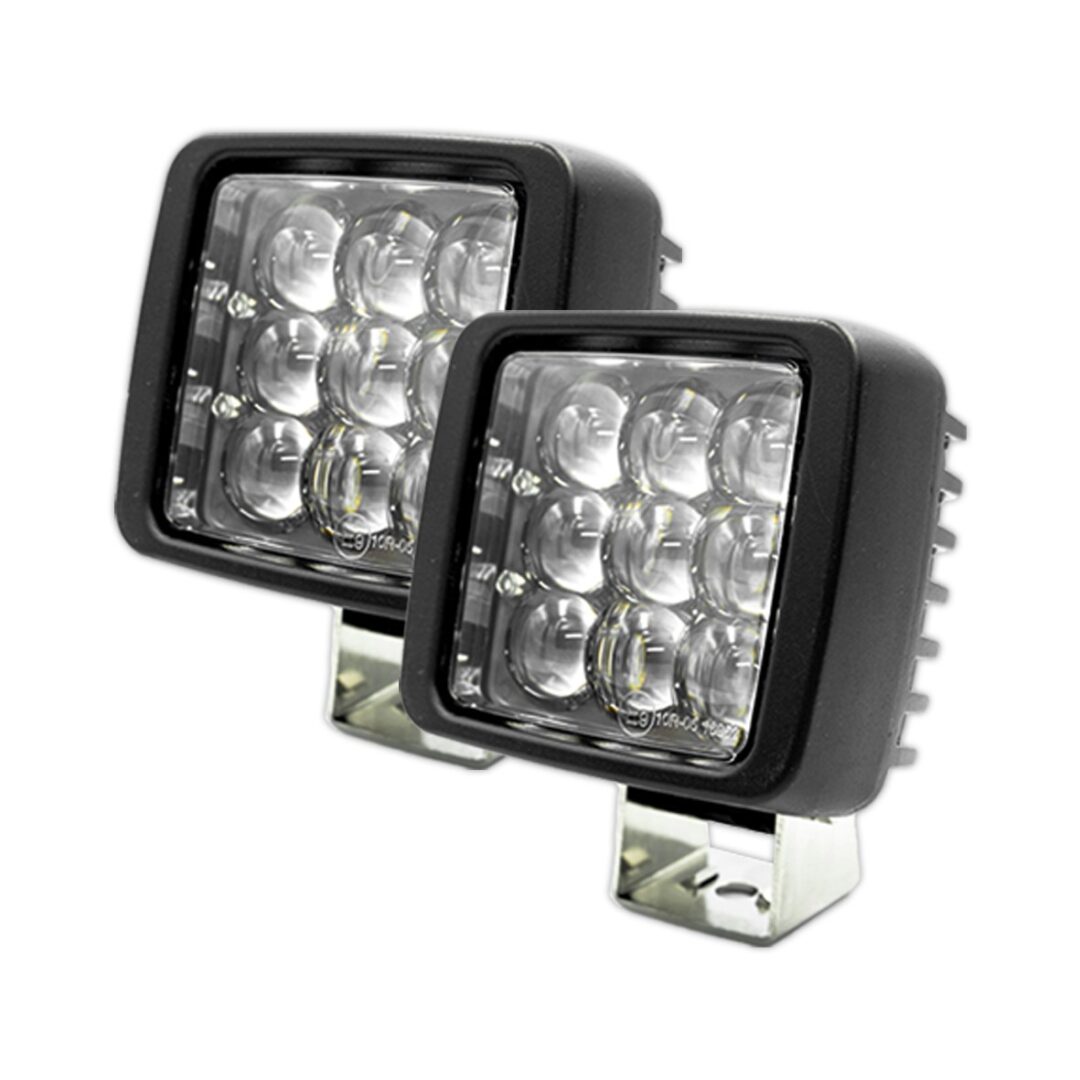 Zestaw Crawer LED 2x lampy robocze 45W niebieskie oświetlające belkę ...