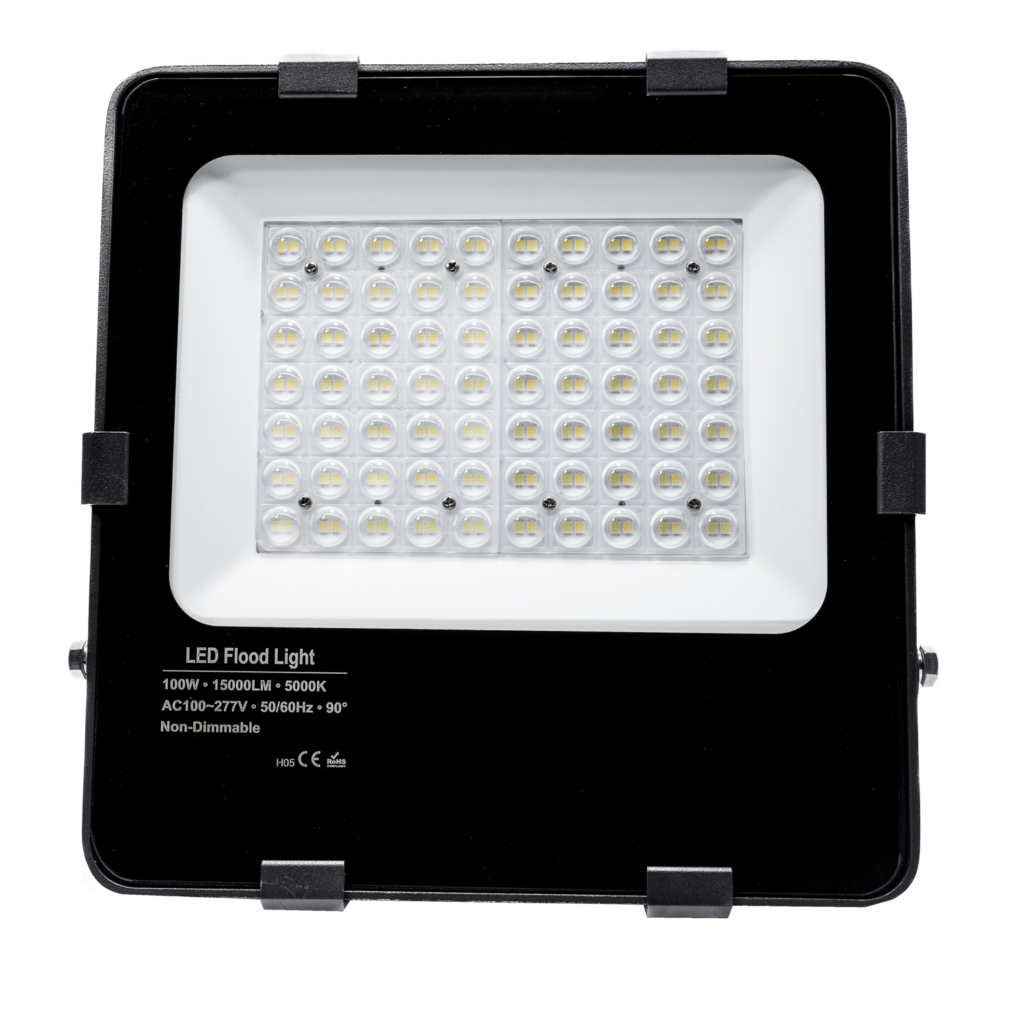 Reflektor zewnętrzny LED 100W płaski 90 stopni - Agraled.pl