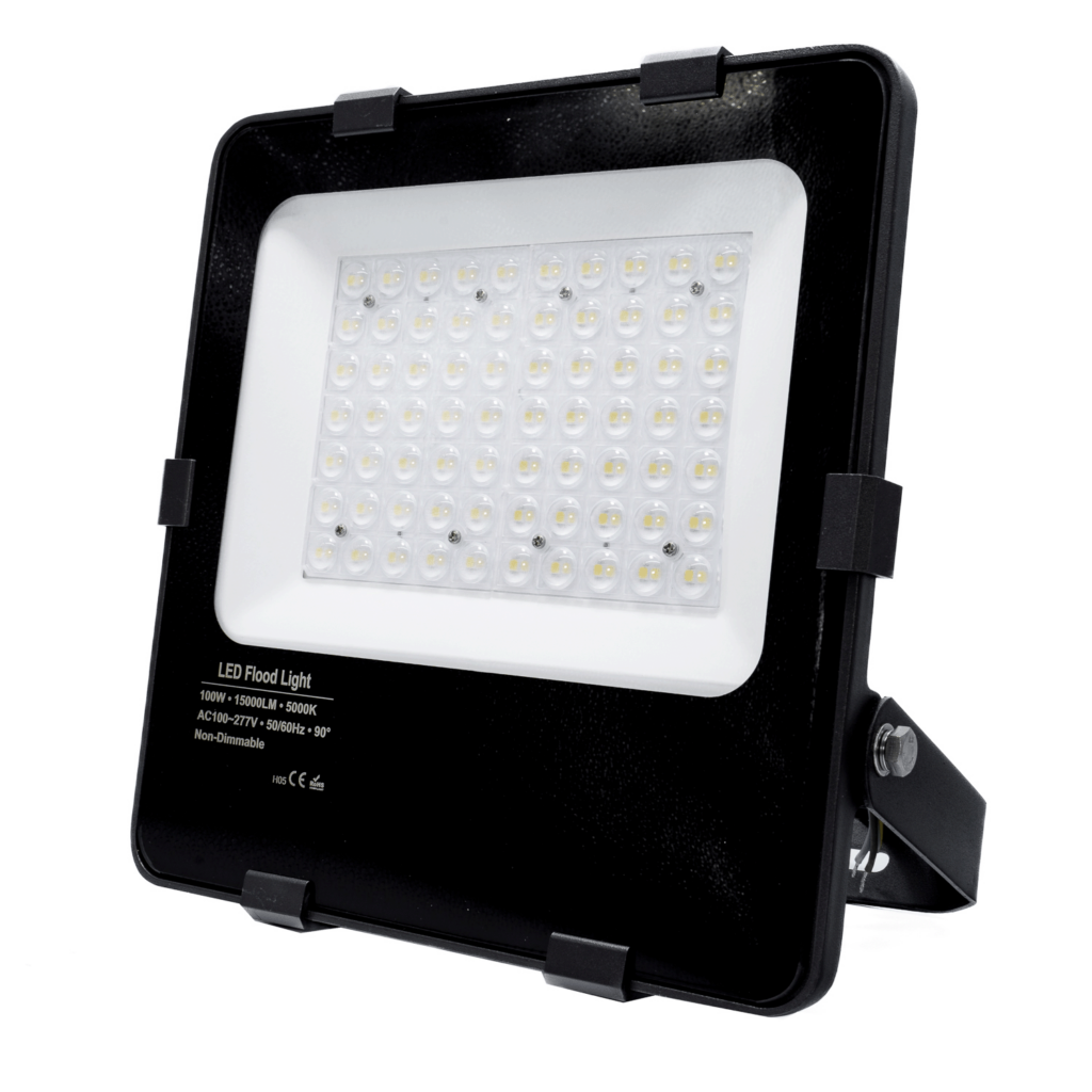 Reflektor zewnętrzny LED 100W płaski 90 stopni - Agraled.pl